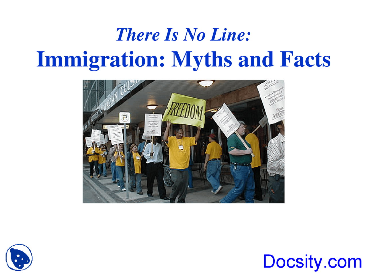 Myths And Facts Immigration Law Lecture Slides Docsity