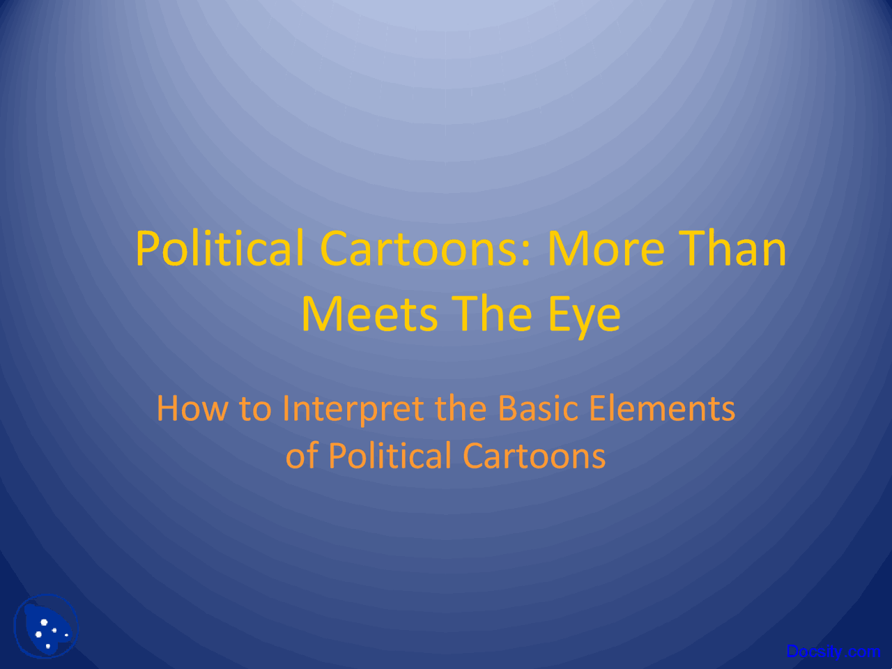 Political Cartoons - Politics - Lecture Slides - Docsity