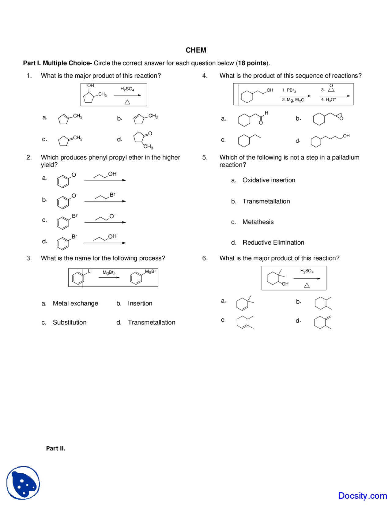 Oxidative Insertion - Introduction to Organic Chemistry - Quiz ...