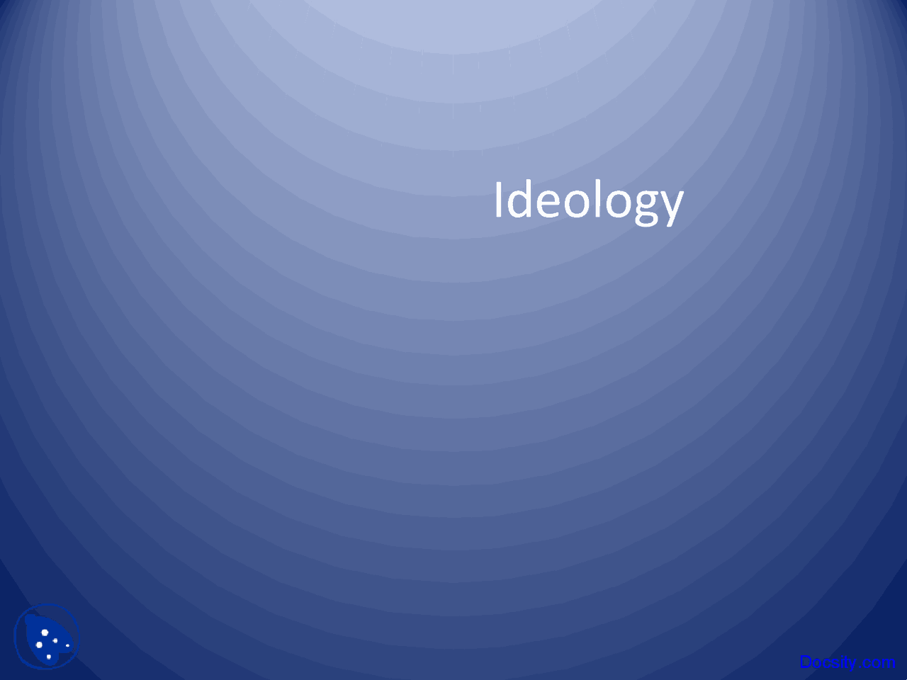 Ideology Globalization Lecture Slides Docsity
