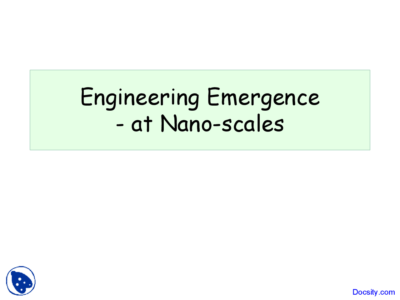 Engineering Emergence Fundamentals Of Computer Science Lecture Slides Docsity