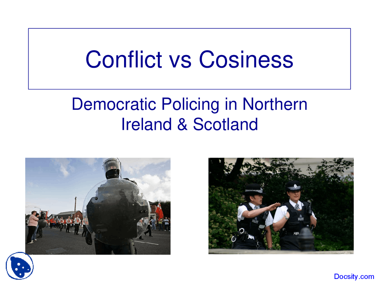 Conflict Vs Cosiness Sociology Lecture Slides Docsity