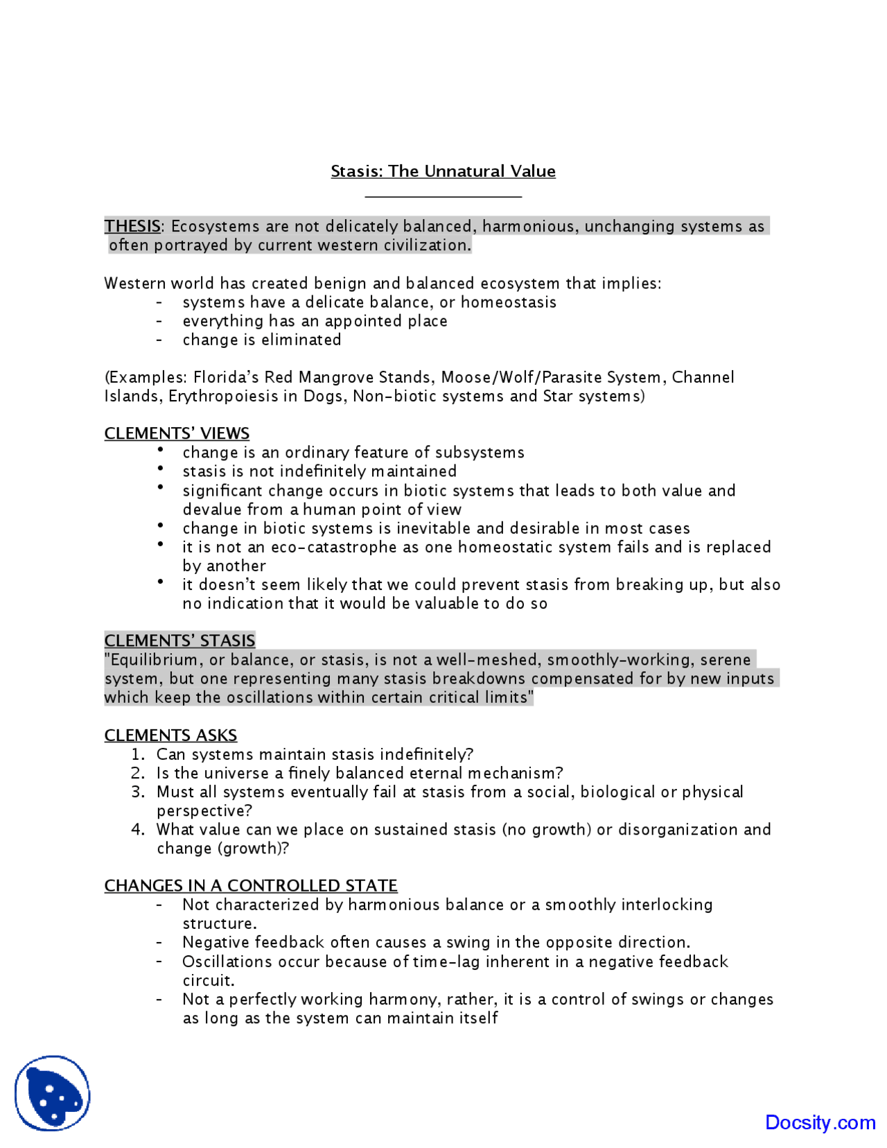 Unnatural Value - Introduction to Environmental Philosophy - Lecture ...