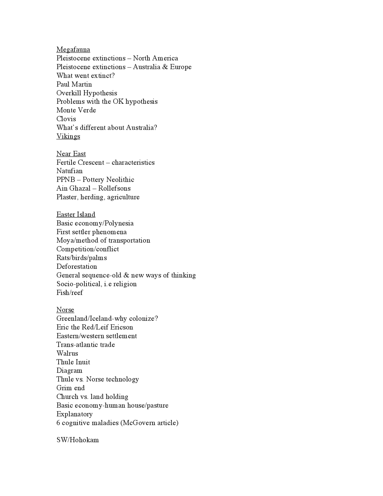 Study Guide for Test 2 - Evolution of Human Adaptation | ANTH 376 - Docsity