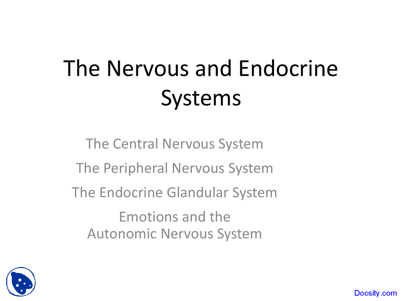 Nervous and Endocrine Systems - Introduction to Human Physiology ...