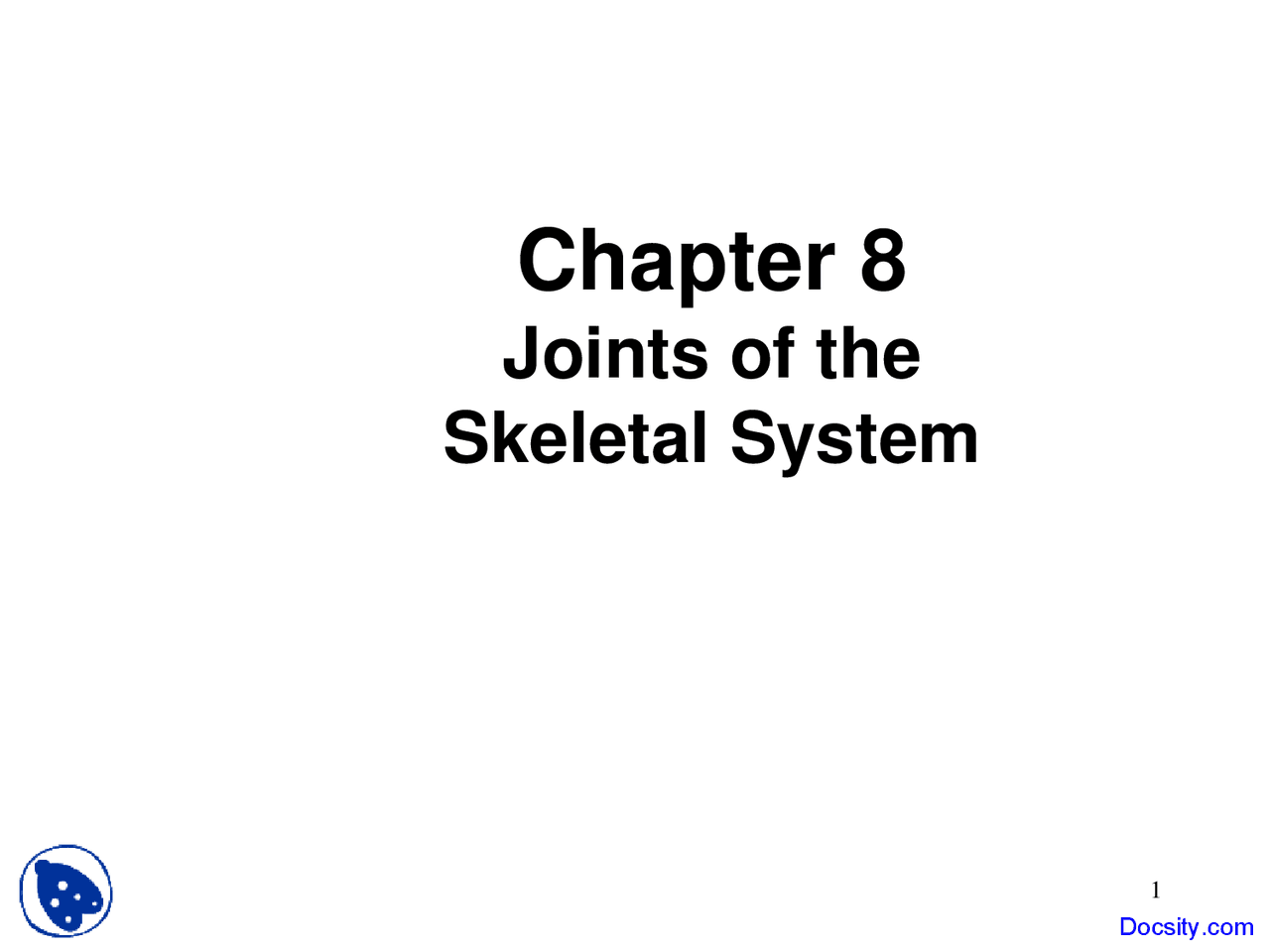 Joints Of Skeletal System Introduction To Human Physiology Lecture