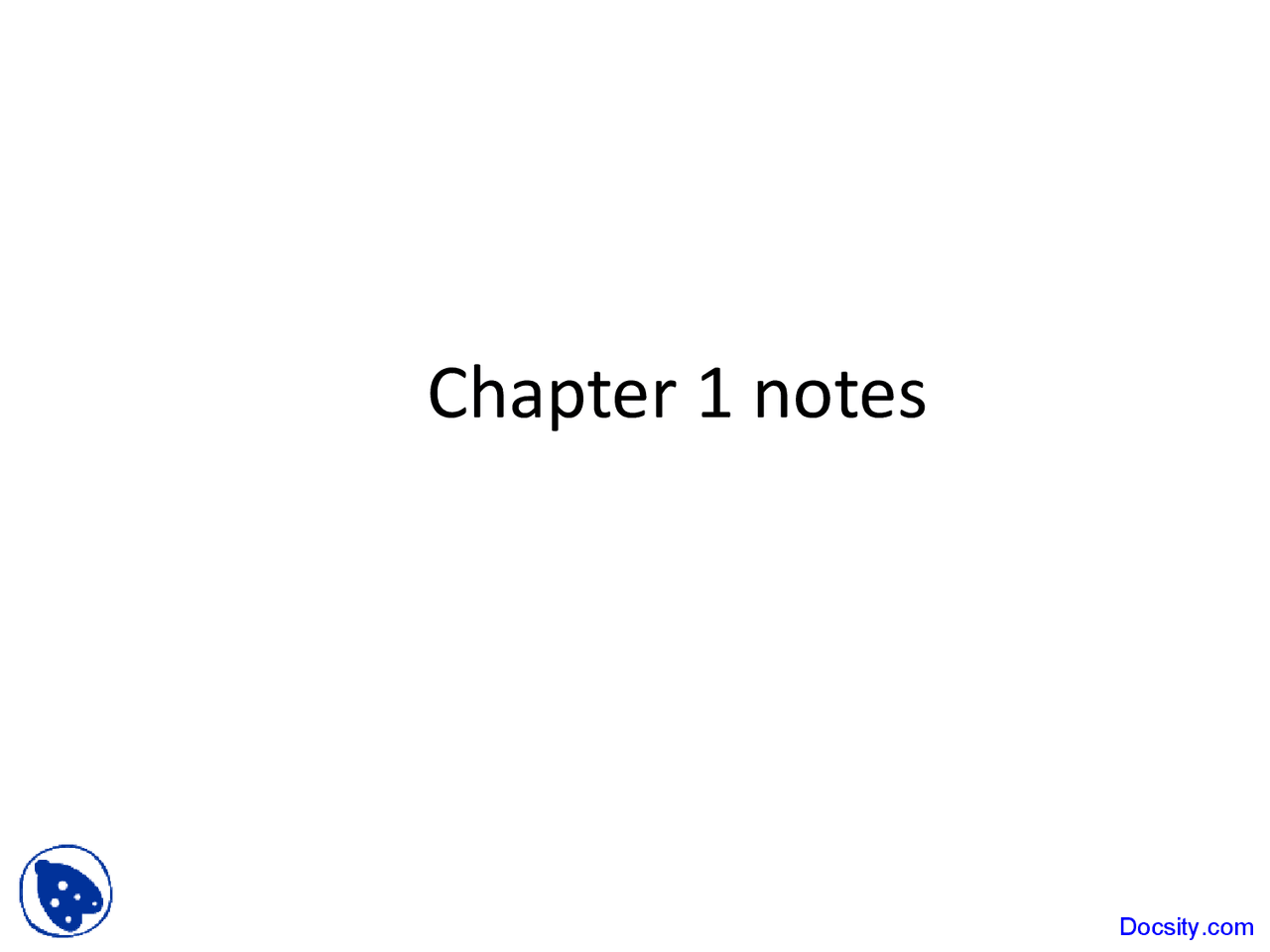 Introduction Macro Economics Lecture Slides Docsity