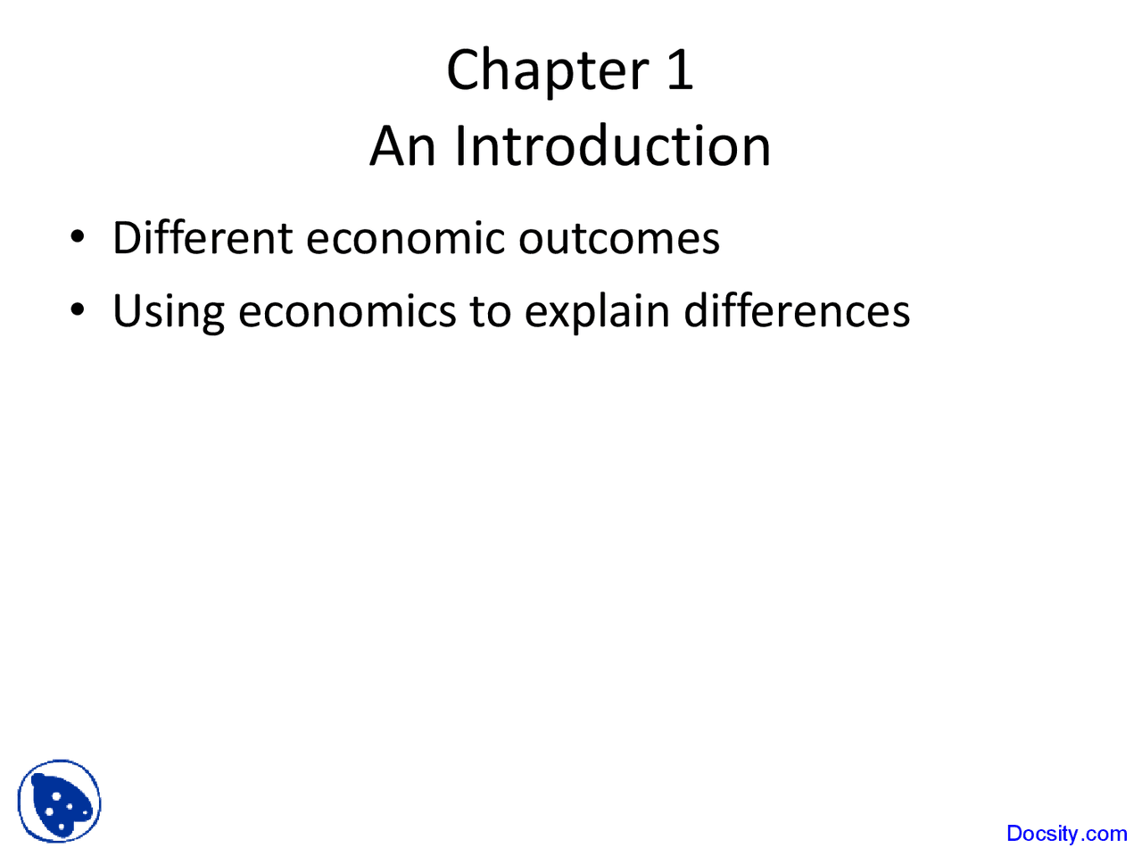 Introduction Economics Of Gender Lecture Slides Docsity