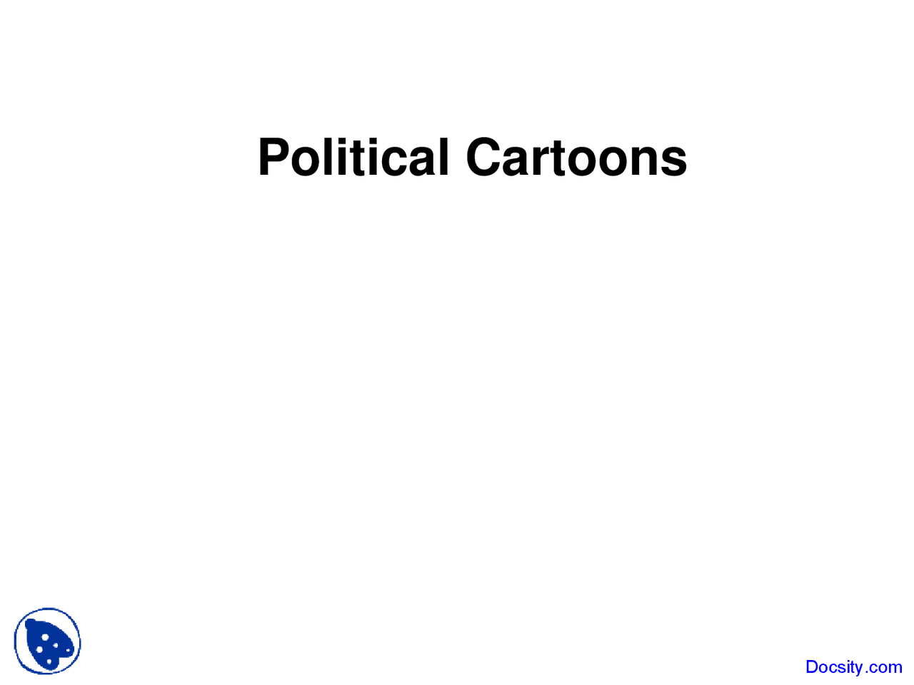 Political Cartoons Humor Across The Disciplines Lecture Slides