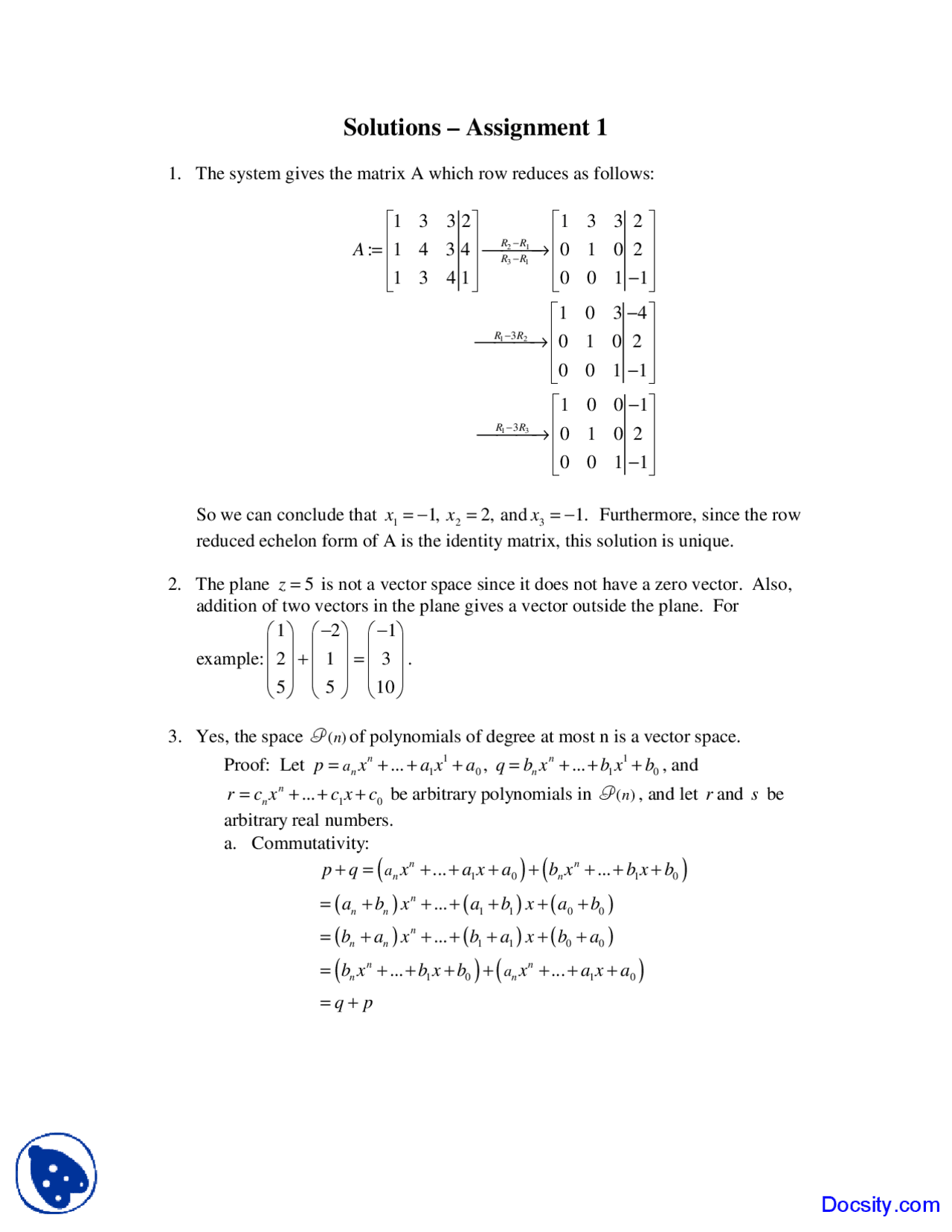 Identity Matrix Math Solved Assignment Docsity identity-matrix-math-solved-assignment-docsity