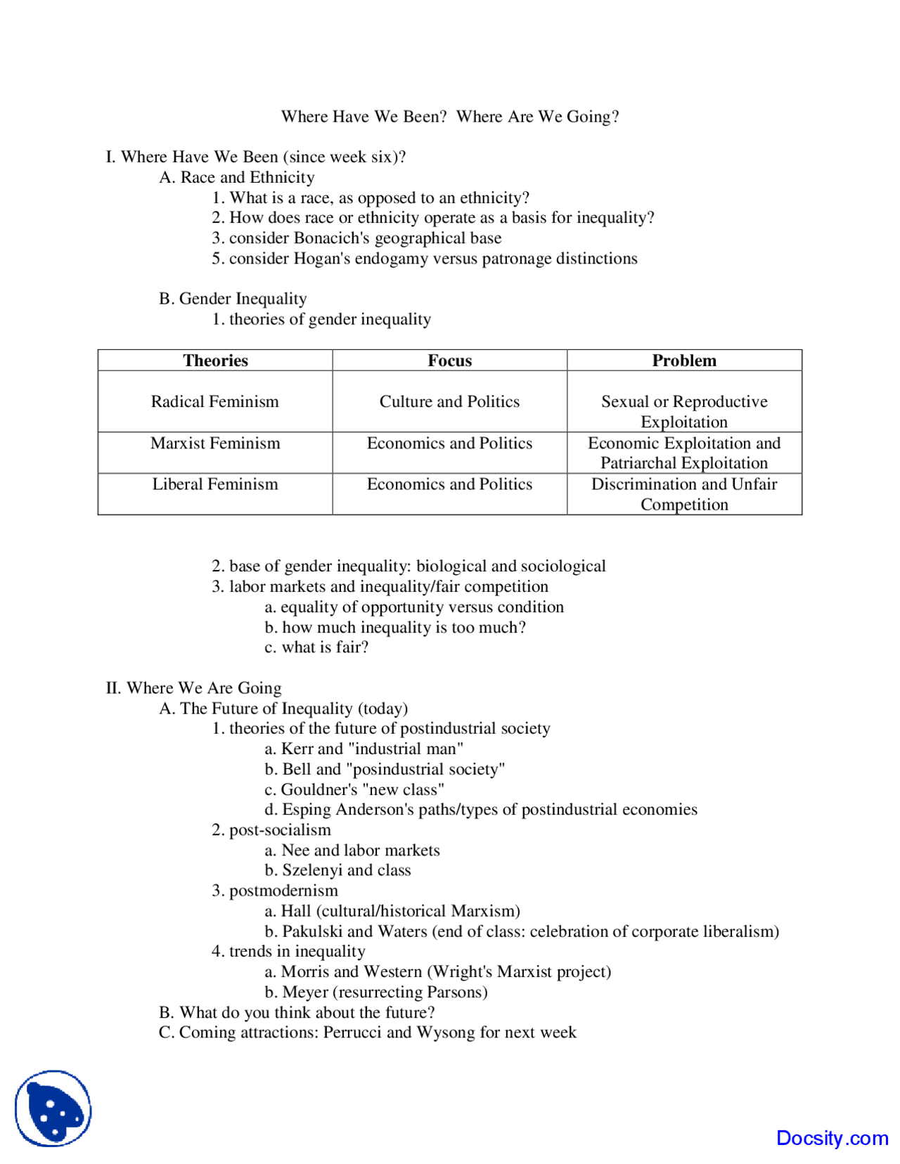 Race and Ethnicity - Social Inequality Race Class and Gender - Lecture ...