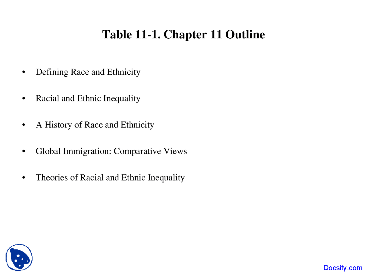Race And Ethnicity Social Stratification Lecture Slides Docsity