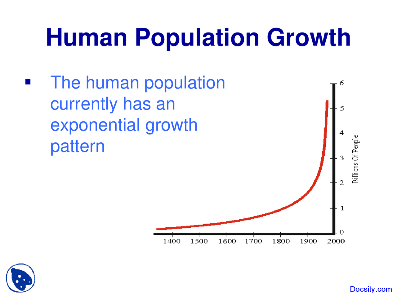 Human Population Growth Ecology Lecture Slides Docsity