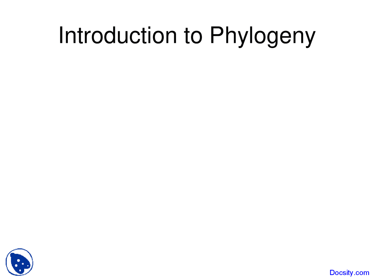 Introduction To Phylogeny Evolution And Diversity Of Plants Lecture