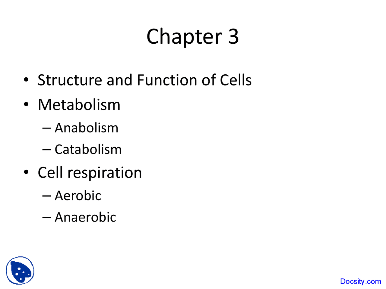 Structure And Function Of Cells Biological Anthropology Lecture