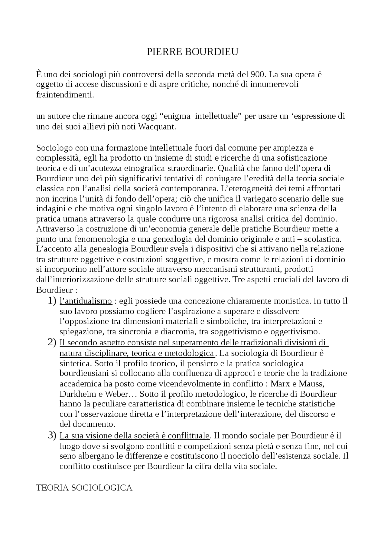Pierre Bourdieu Docsity