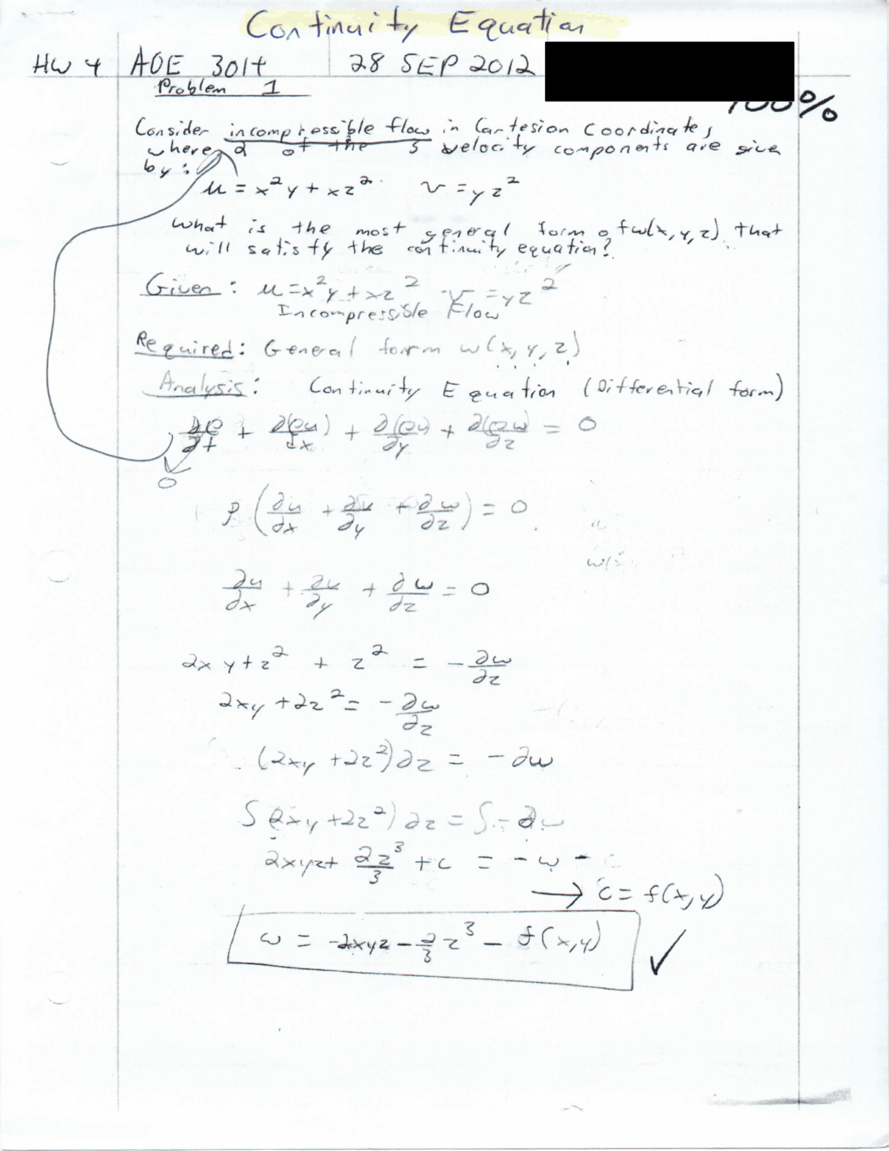 Solved Homework 4 Hydrodynamics Aoe 3014 Docsity