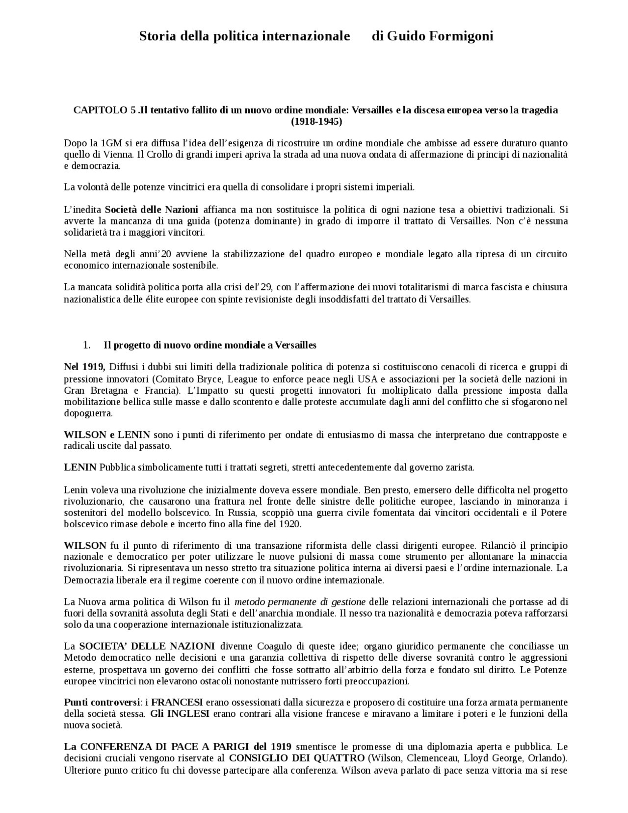 Formigoni Capitoli Da V A Vii E Conclusioni Con Ipertesto Storia