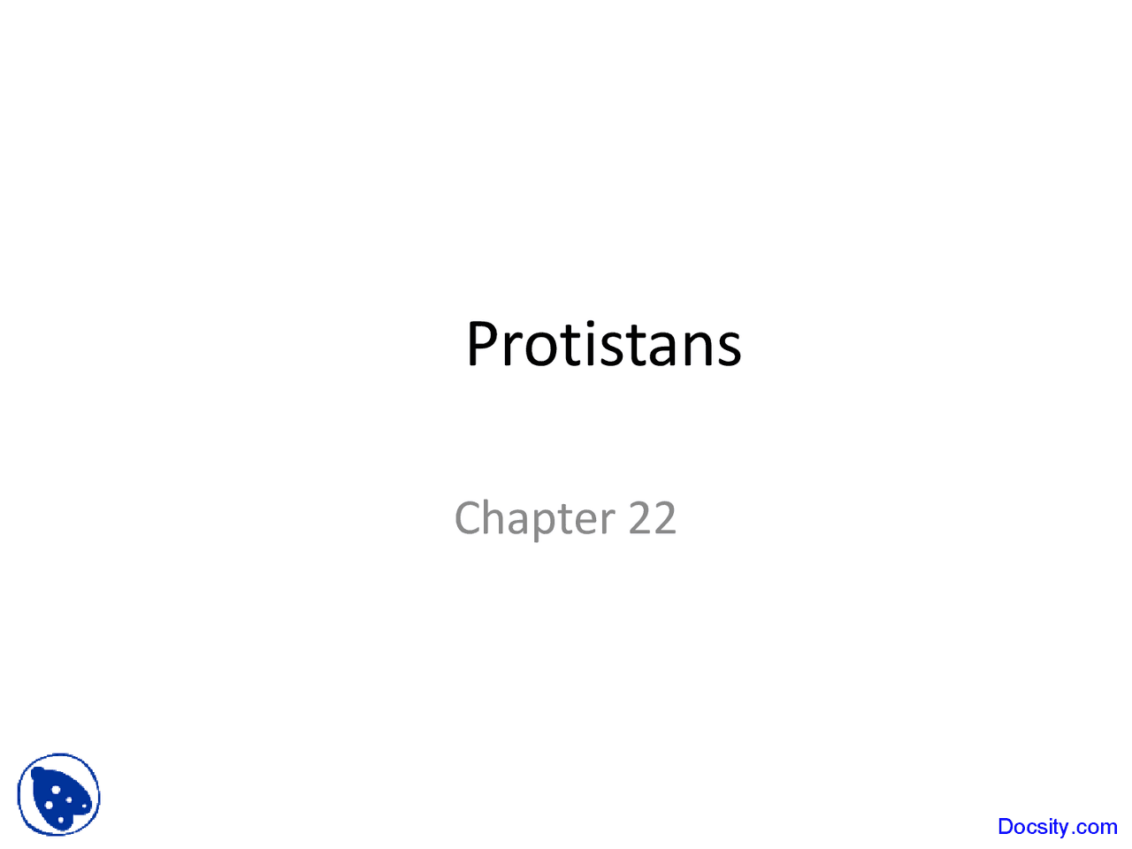 Protistans Biological Principles Lecture Slides Docsity