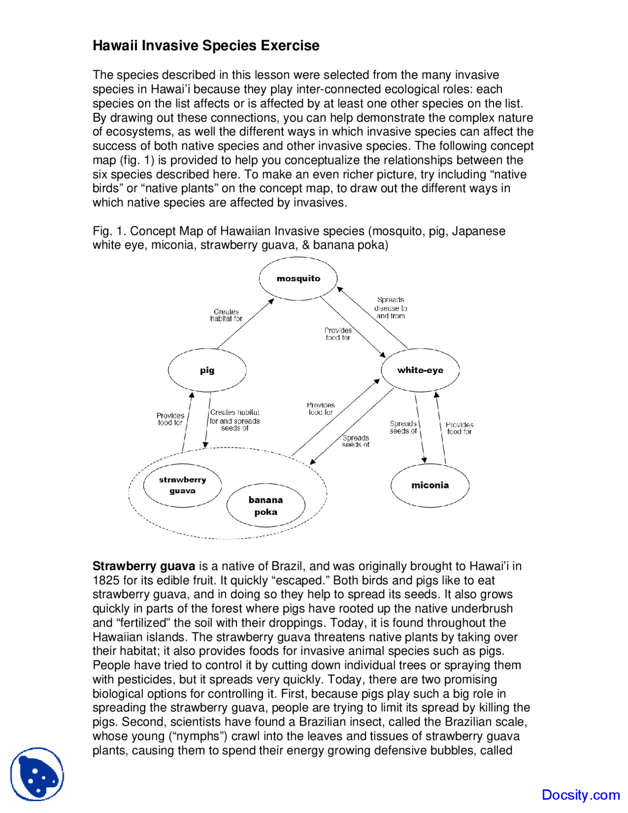 Hawaii Invasive Species - Coral Reef Lab and Field Studies - Lab Manual ...