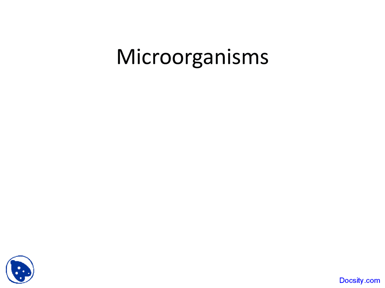 Microorganisms Agriscience And Biotechnology Lecture Slides Docsity