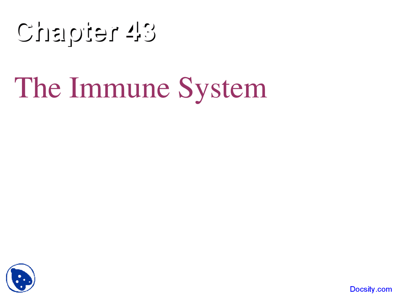Immune System Fundametnals Of Biology Lecture Slides Docsity