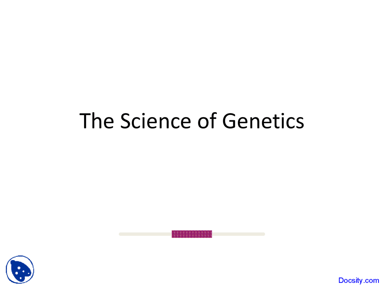 Science Of Genetics Agriscience And Biotechnology Lecture Slides