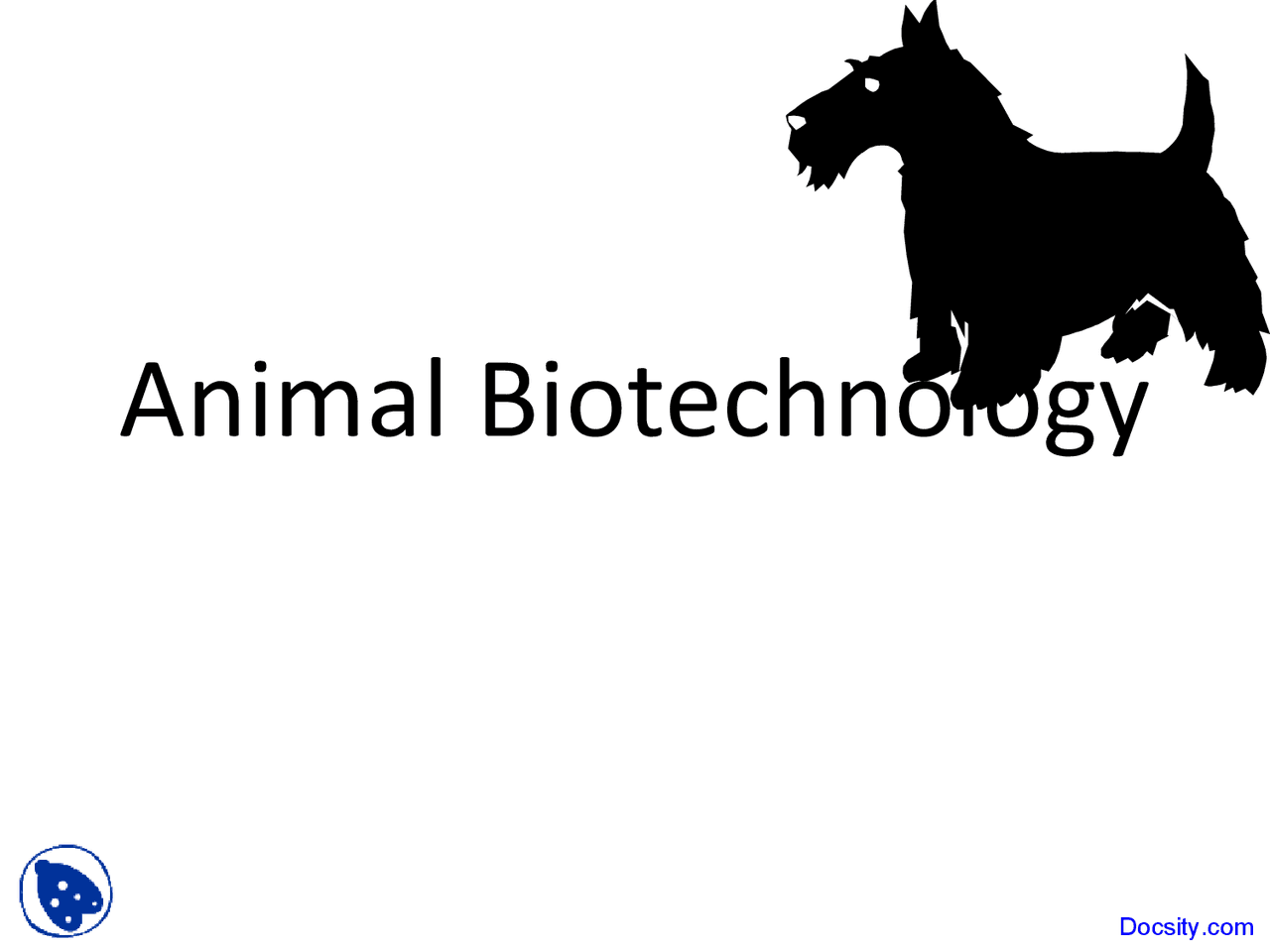 Animal Biotechnology - Animal Science - Lecture Slides | Slides Biology ...