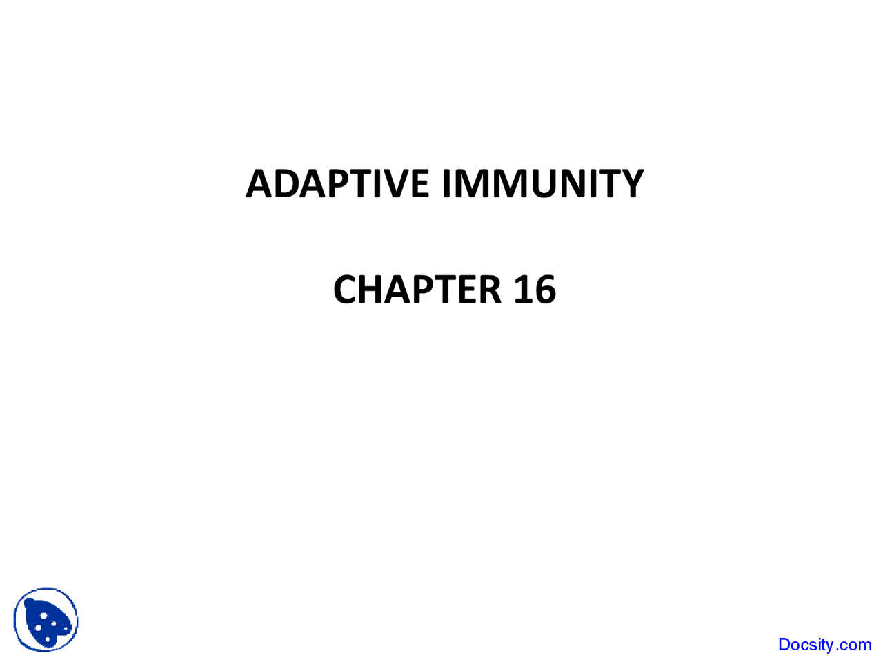 Adaptive Immunity Microbiology Lecture Slides Slides Microbiology
