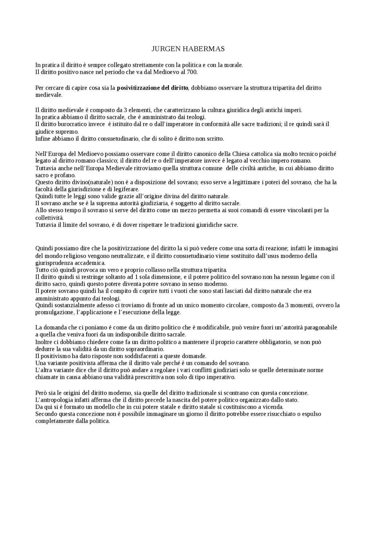 Jurgen Habermas Docsity
