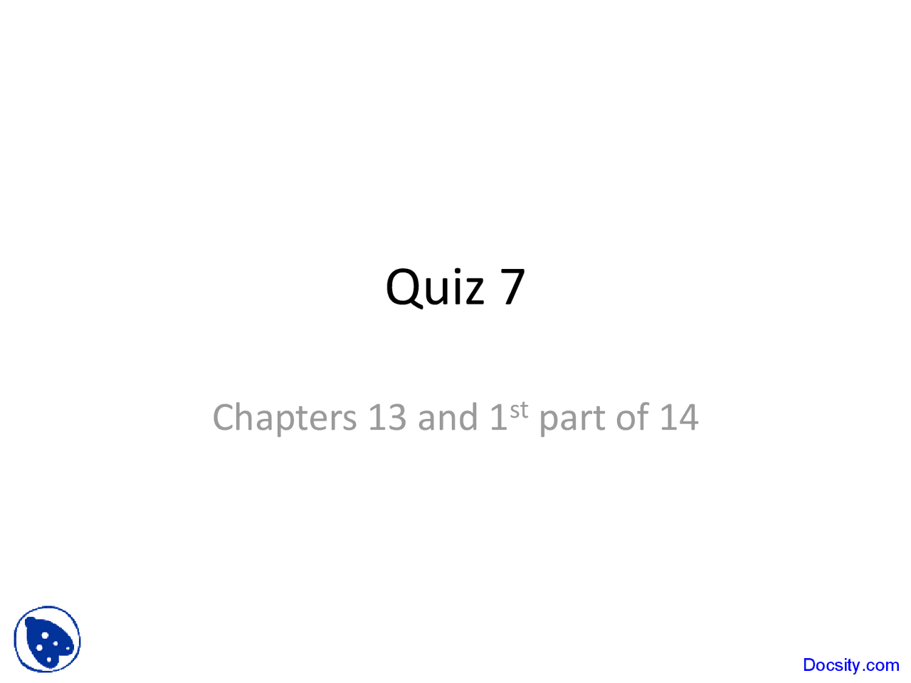 Pathogens Parasites - Principles of Ecology - Solved Quiz | Exercises ...