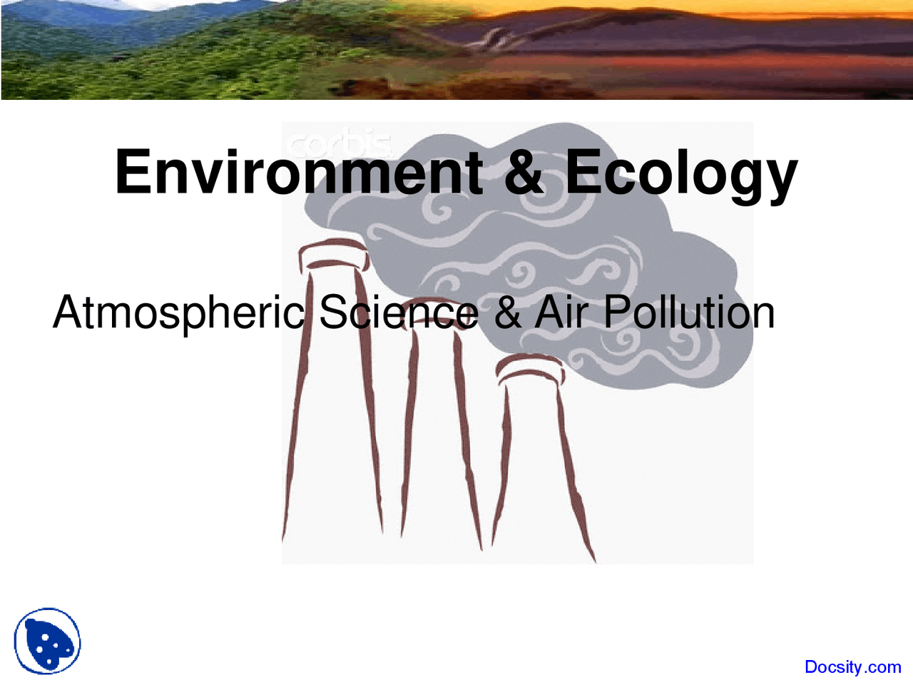 Atmospheric Science and Air Pollution - Environment and Ecology ...
