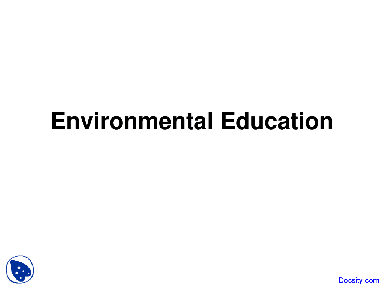 Air Pollution Environmental Education Lecture Slides Docsity