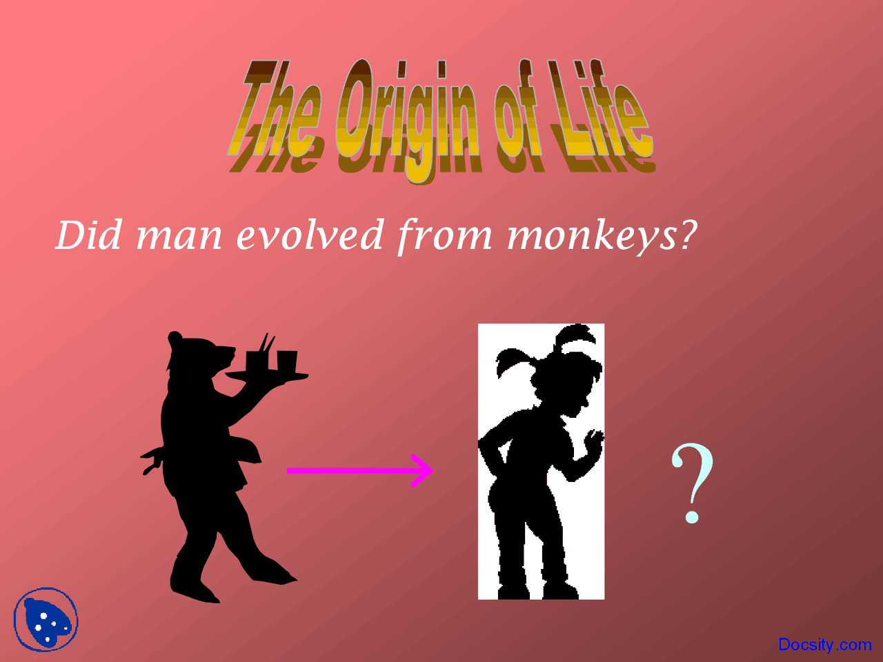 Origin of Life - Different Branches of Biology - Lecture Slides - Docsity