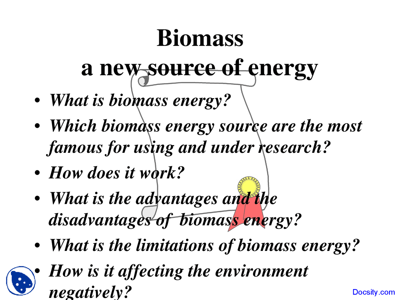 Biomass Different Branches Of Biology Lecture Slides Docsity