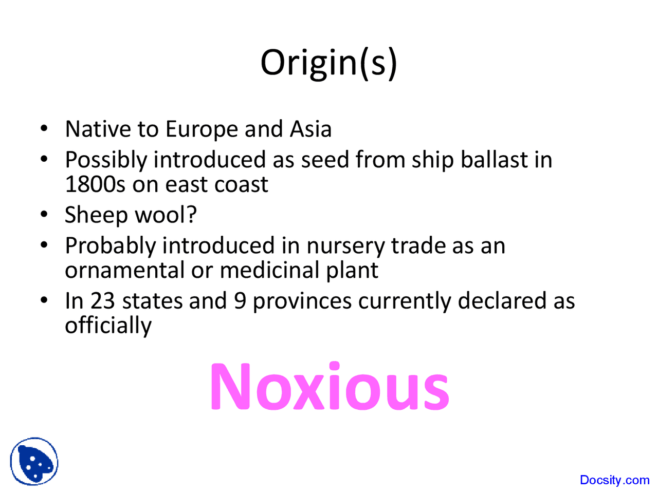 Origin Wetlands Lecture Slides Docsity