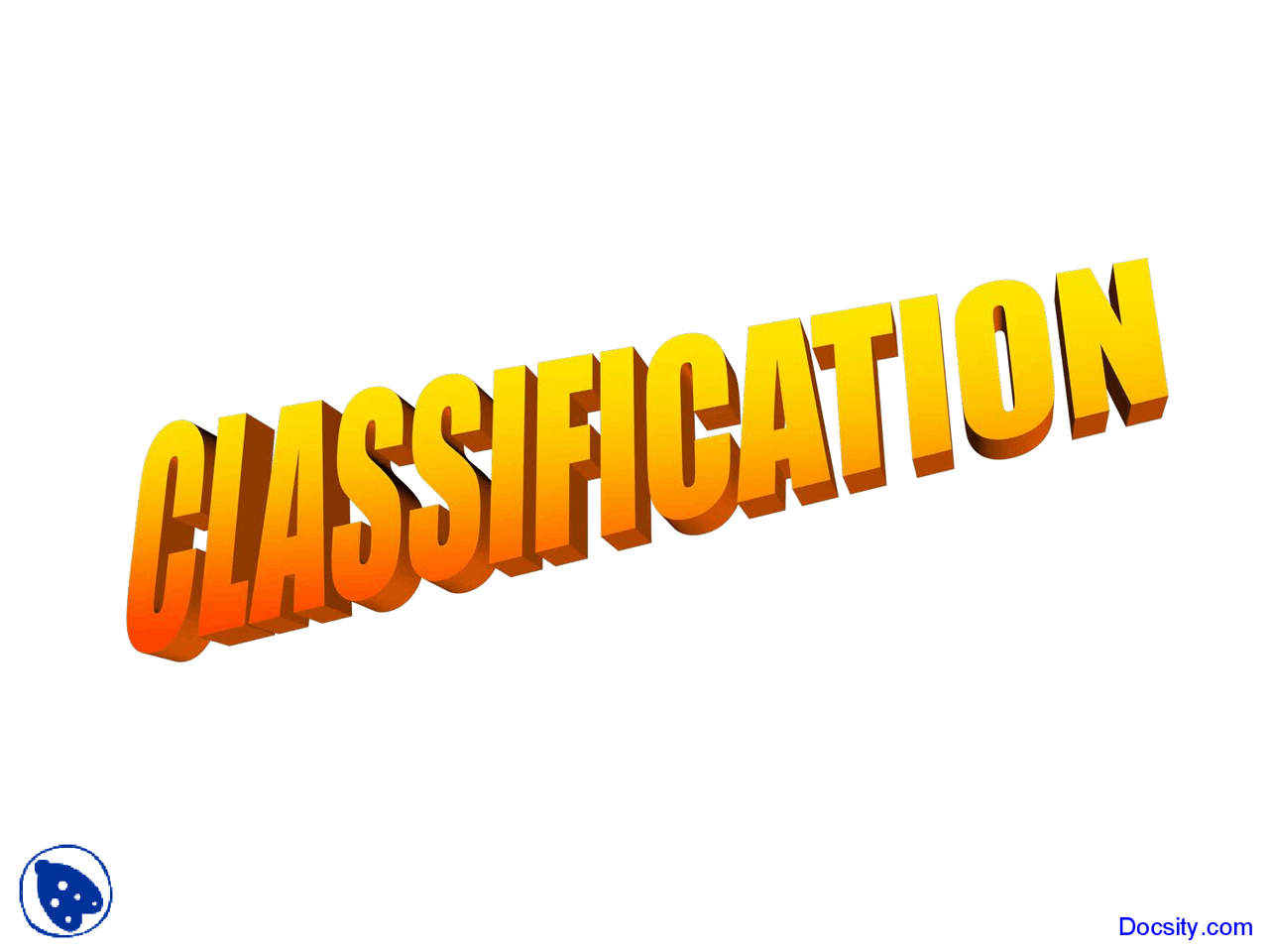 Classification International Baccalaureate Biology Lecture Slides