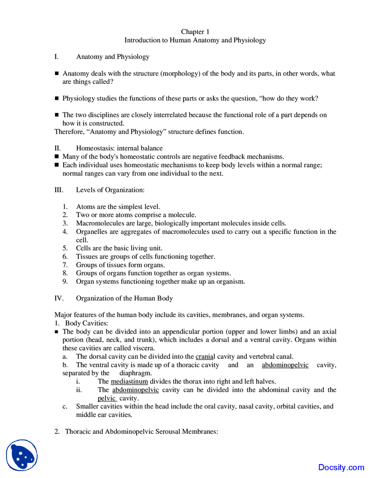 Human Anatomy And Physiology Physiology And Anatomy Lecture Notes Human Anatomy And Physiology Physiology And Anatomy Lecture Notes