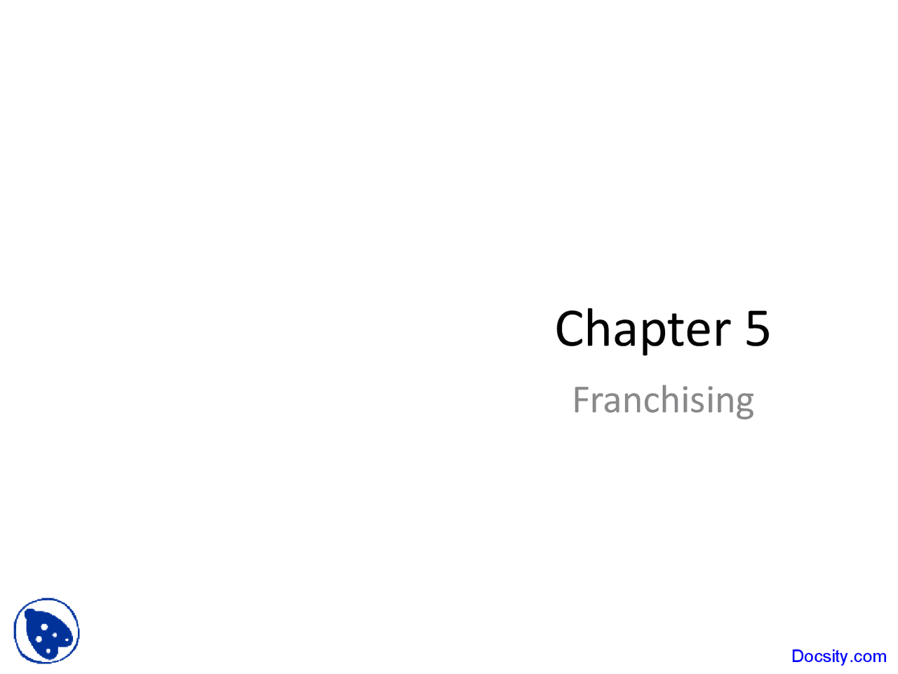 Franchising Small Business Management Lecture Slides Docsity