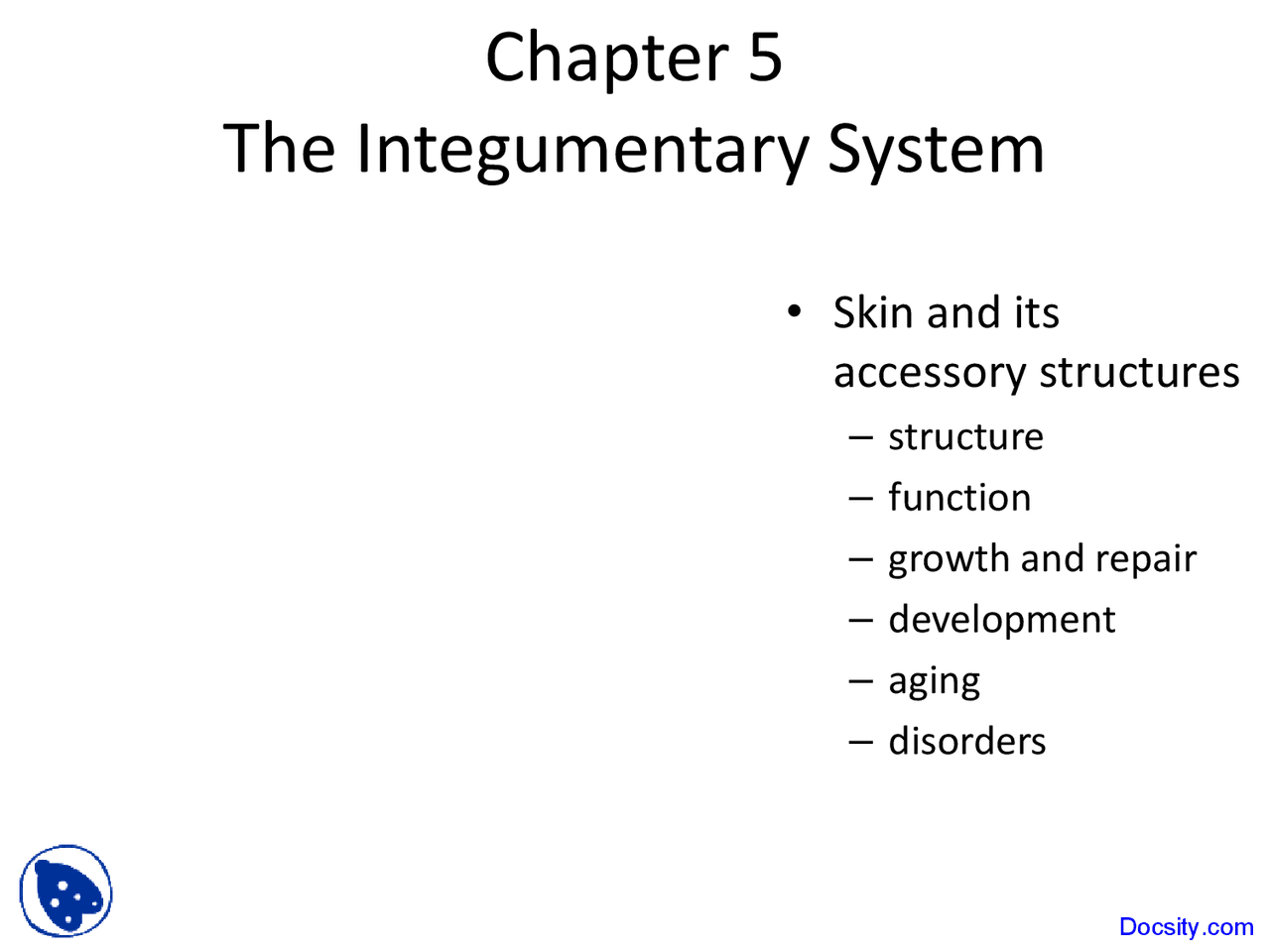 Integumentary System Structure - Physiology and Anatomy - Lecture ...