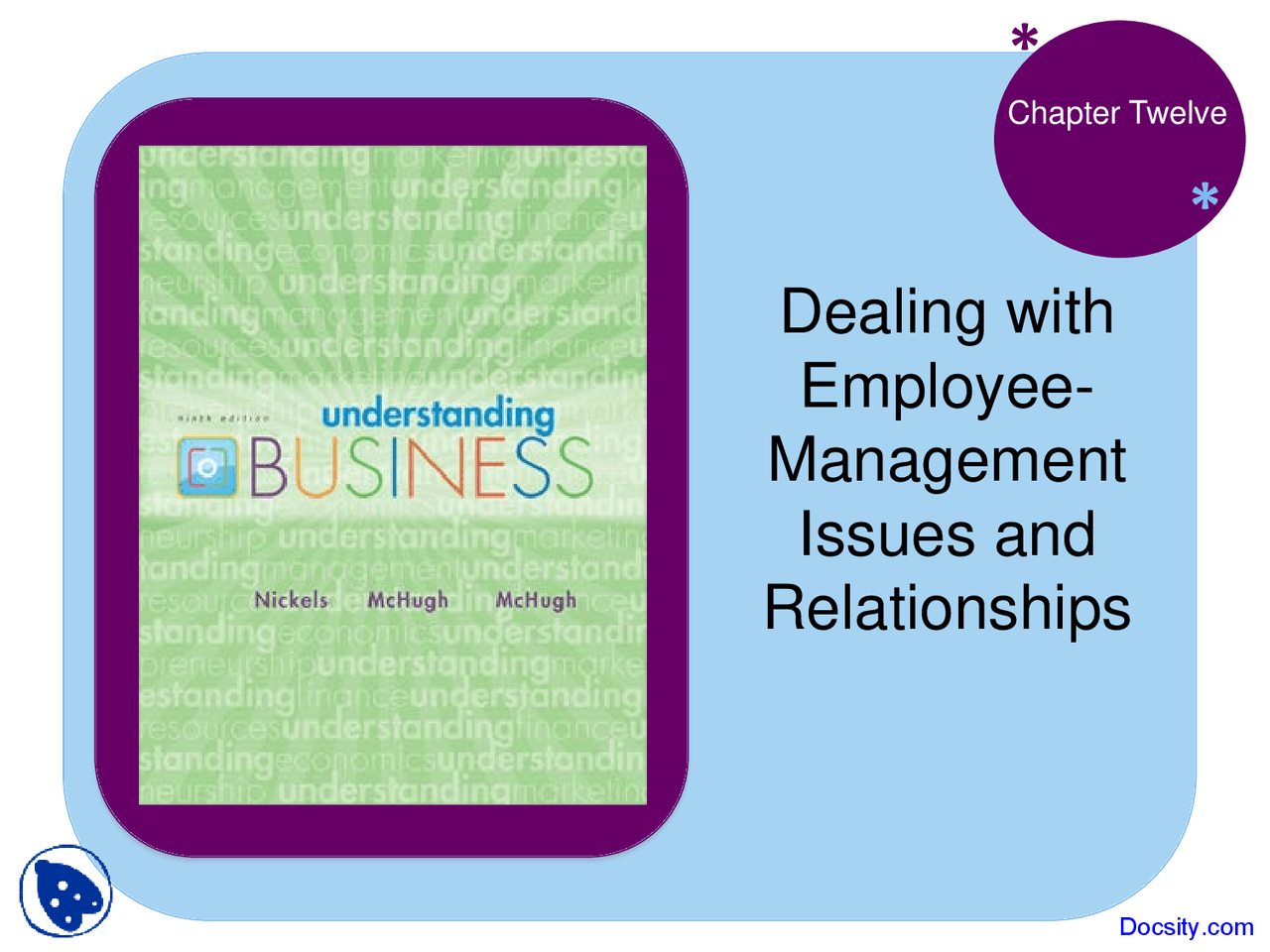 Dealing with Employee Management - Introduction to Business - Lecture Slides - Docsity