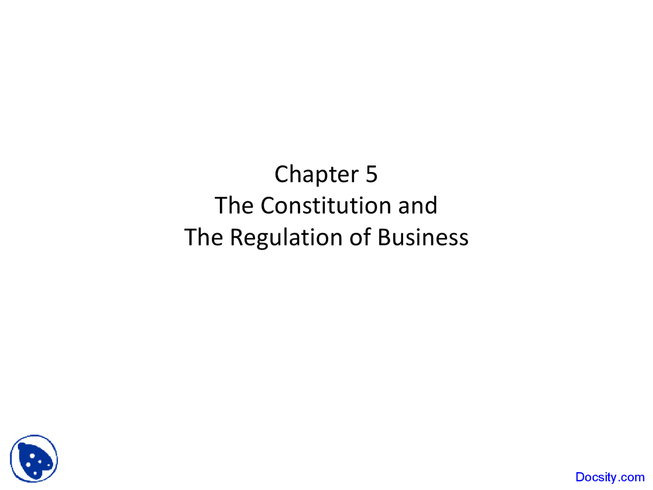 Regulation Of Business Environment Of Business Lecture Slides Docsity