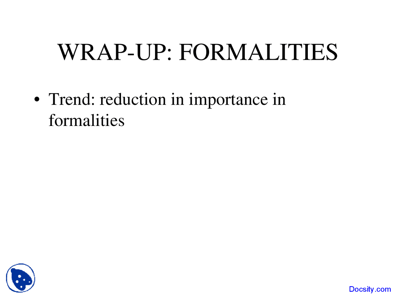 Importance In Formalities Copyright Law Lecture Slides Docsity