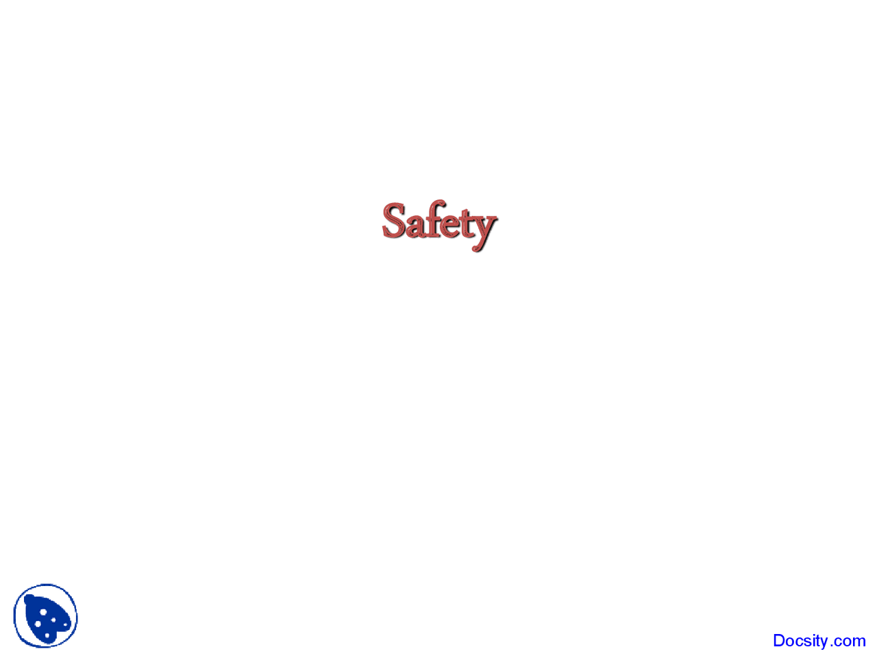 Safety Food Science Lecture Slides Docsity