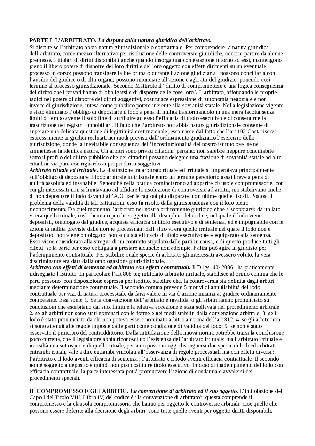 Secondo Libro Procedura Civile Docsity