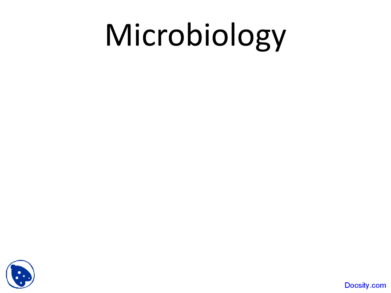 Microbiology Food Science Lecture Slides Docsity