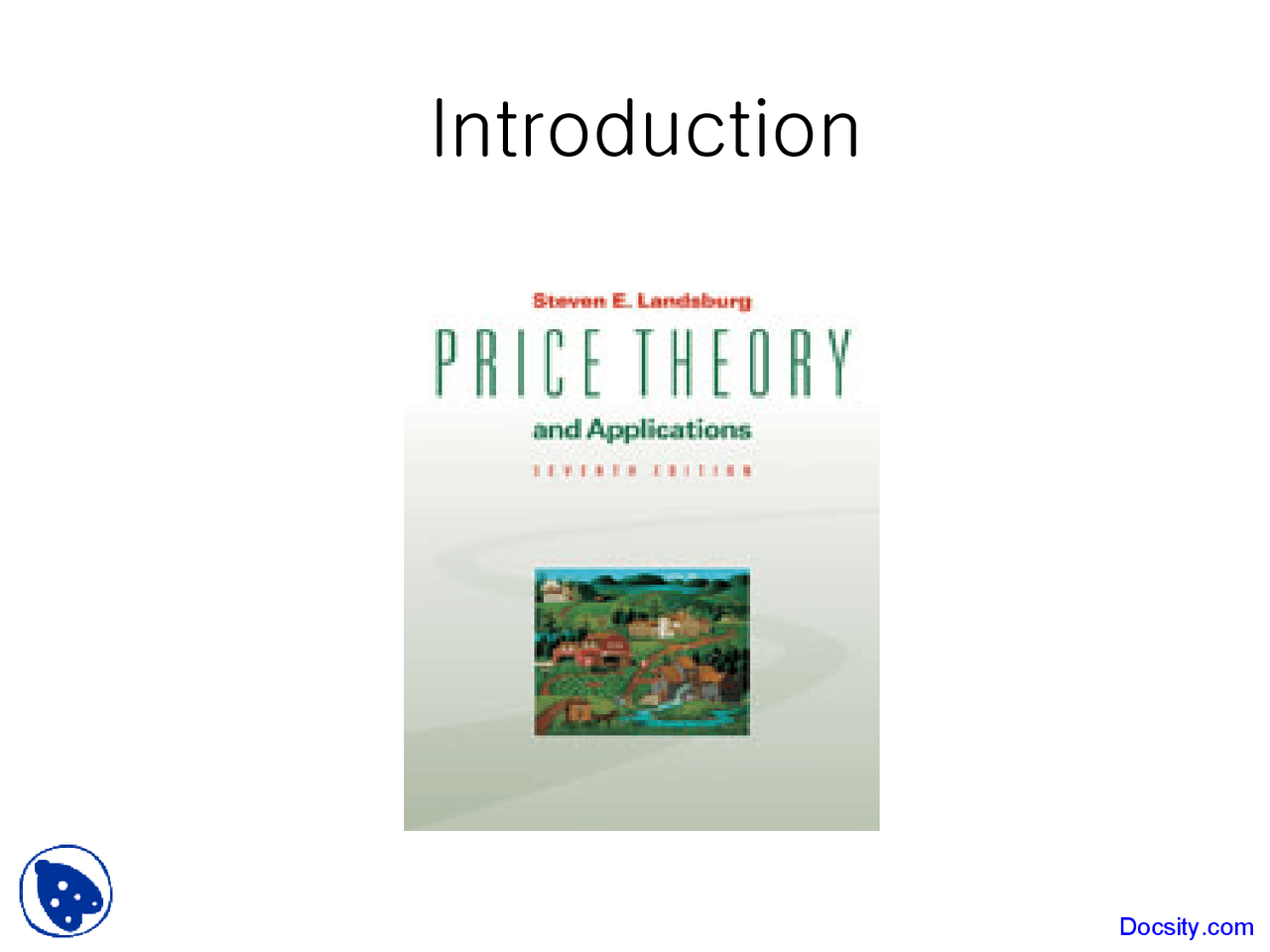 Introduction Intermediate Microeconomics Economics Lecture Slides