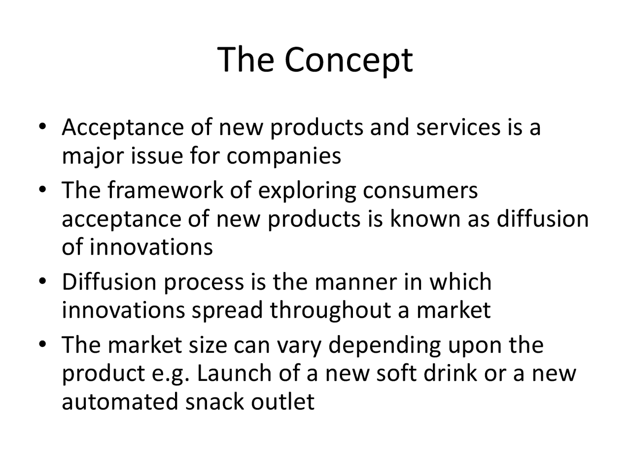 Acceptance Of New Products Consumer Behaviour Lecture Slides