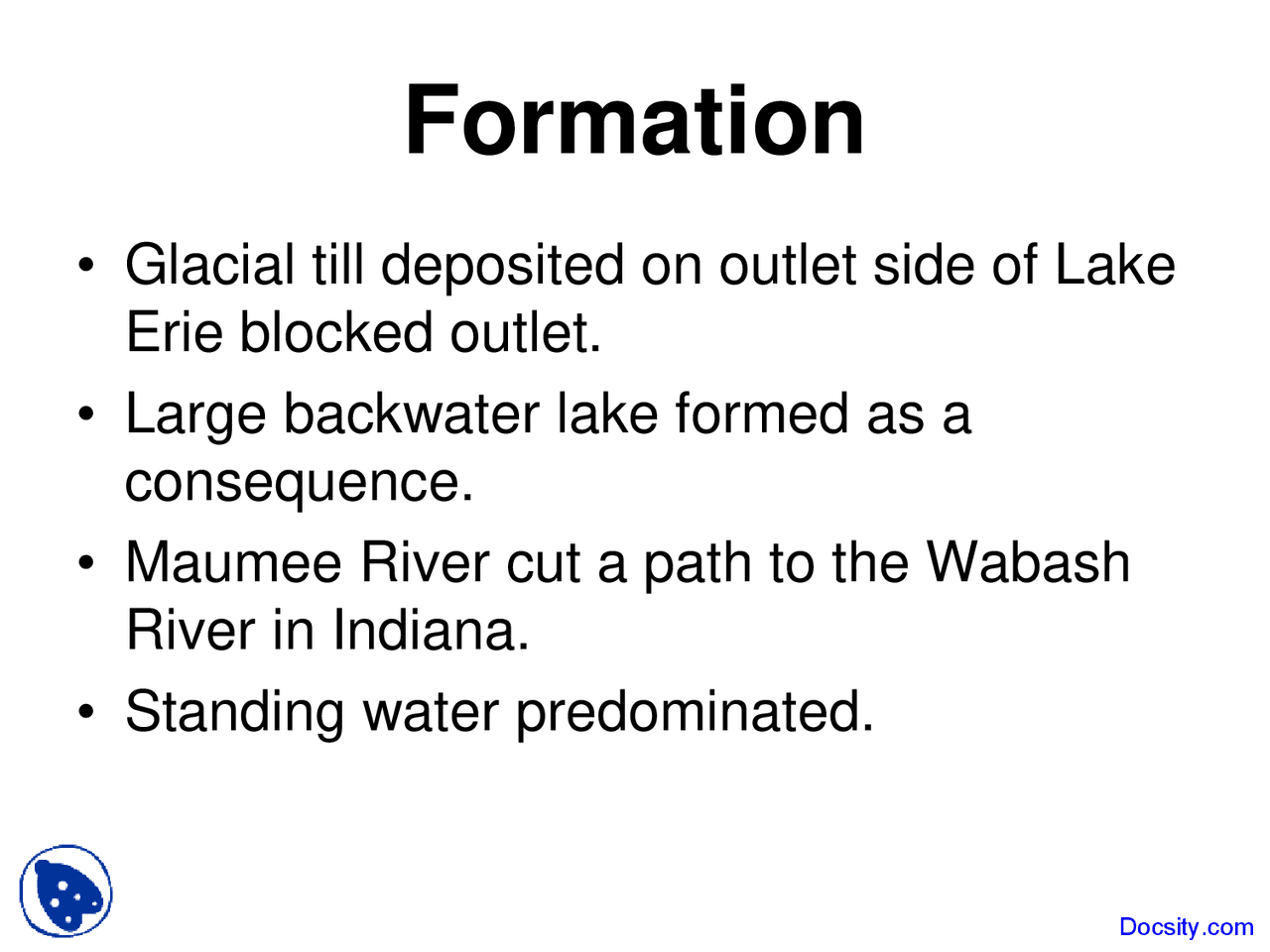 Formation Wetlands Lecture Slides Docsity