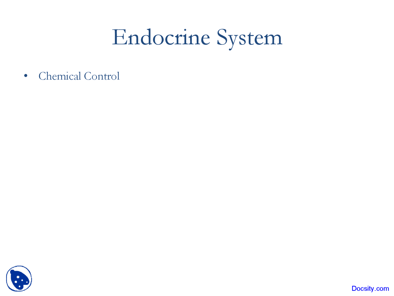 Endocrine System - Plant and Animal Anatomy and Physiology - Lecture ...
